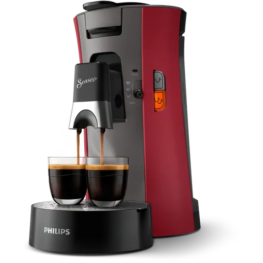 Senseo Select Cafetière à dosette Philips - machine à café Rouge ...